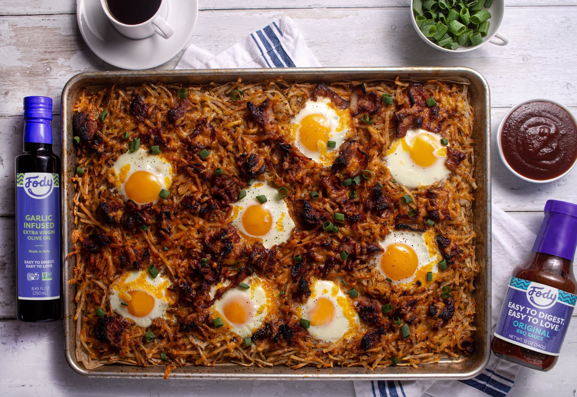 Low FODMAP Bacon Breakfast Bake | Fody Food Co.